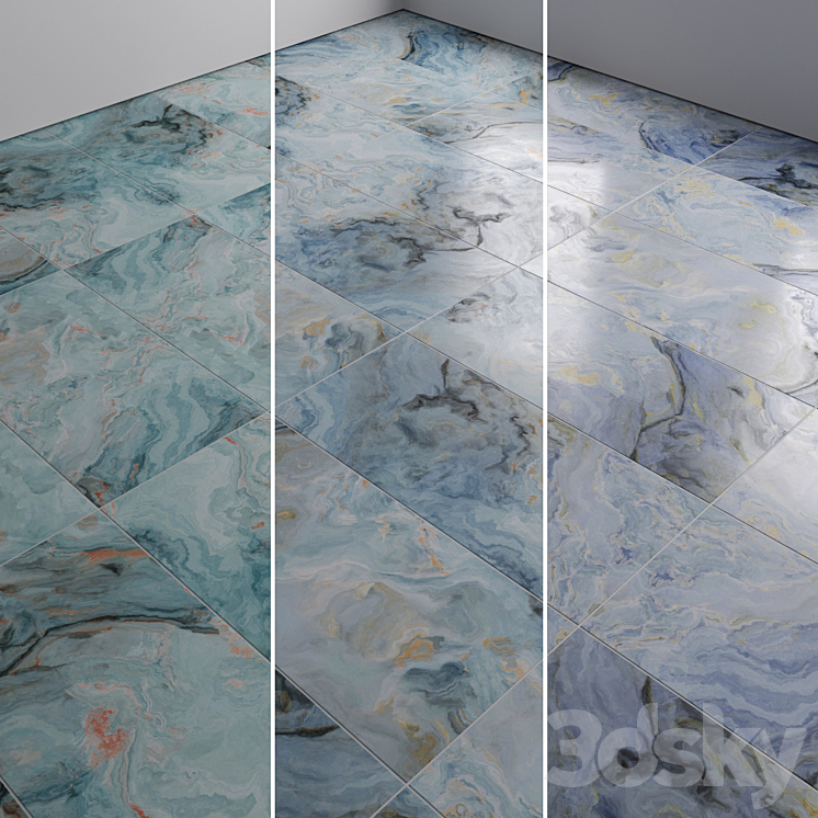 Hypnos Rec Full Lap Tile | 4K | PBR - Tile - 3D model