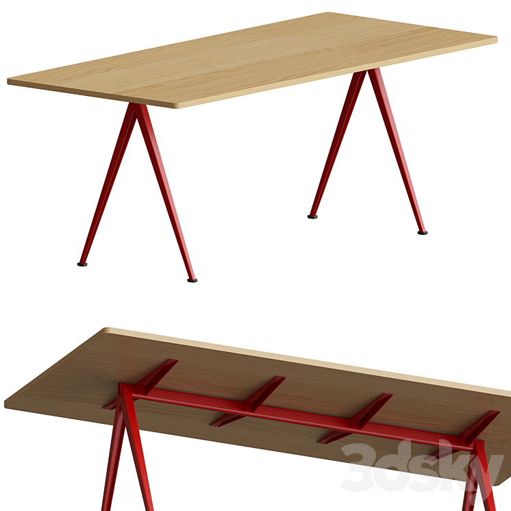 Pyramid Table 02 - Table - 3D model