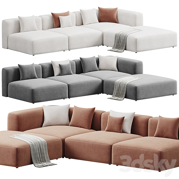CONTEMPORAIN Collection MODULAR Sofa | Sofa - Sofa - 3D model