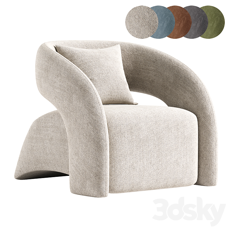 MIMOL Chair - Arm chair - 3D model