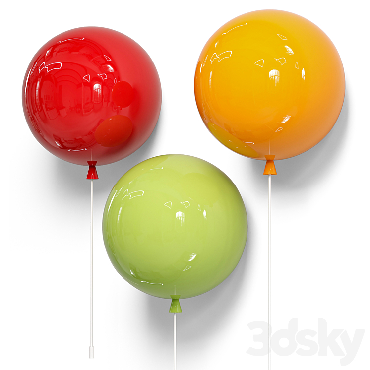 Wall design lamp MEMORY - Wall light - 3D model