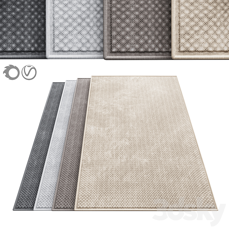 carpet set 35 - Carpets - 3D model