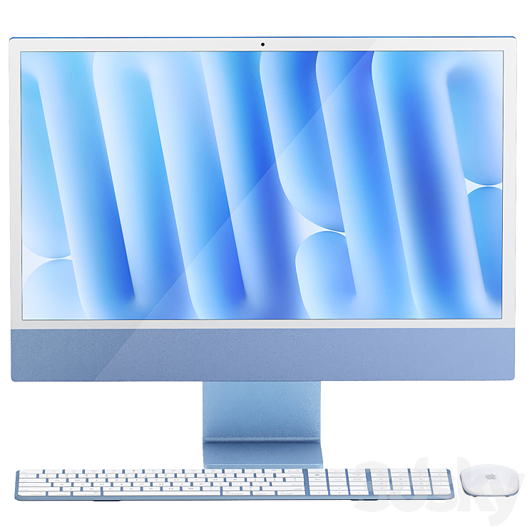 Apple imac m4 - PC & other electronics - 3D model