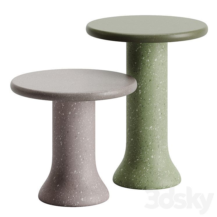 BABAR By Glas Italia - Table - 3D model