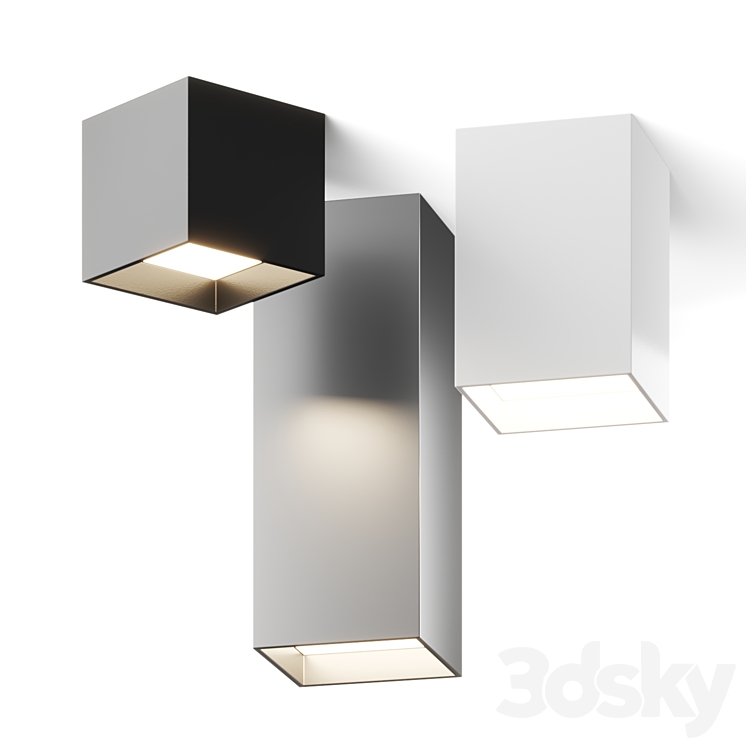 Arch Surface Square by Simon Ceiling Spot - Ceiling lamp - 3D model