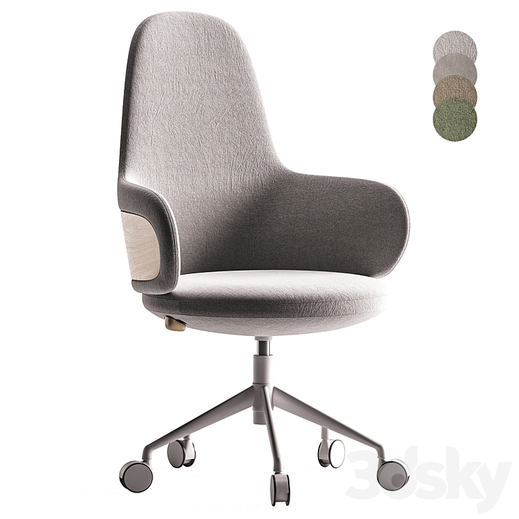 Lan Office Chair - Office furniture - 3D model