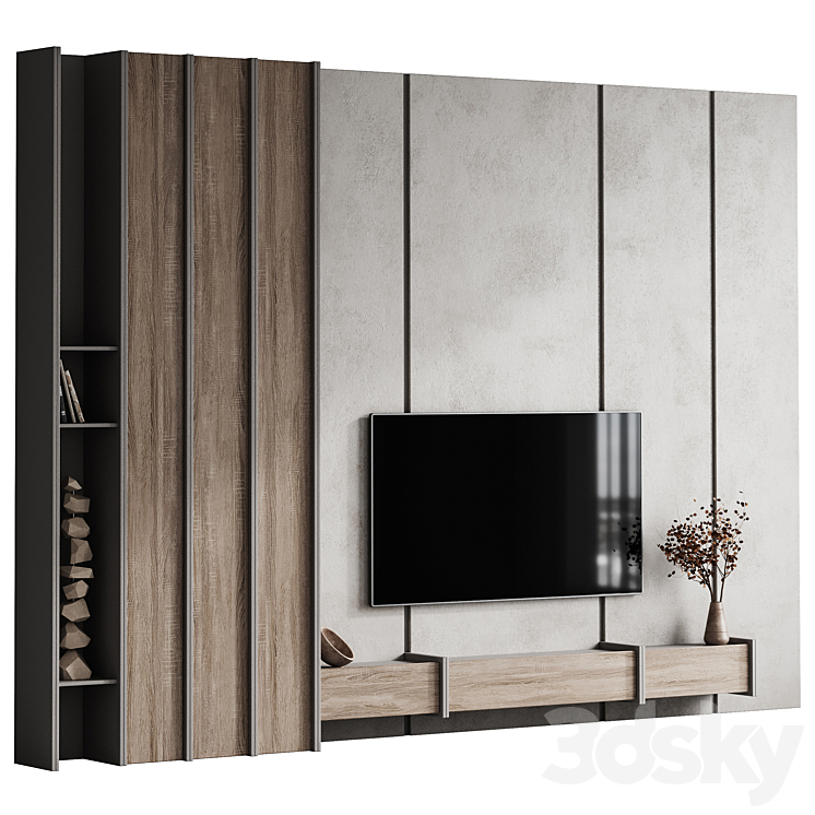 169 TV Wall - TV Wall - 3D model