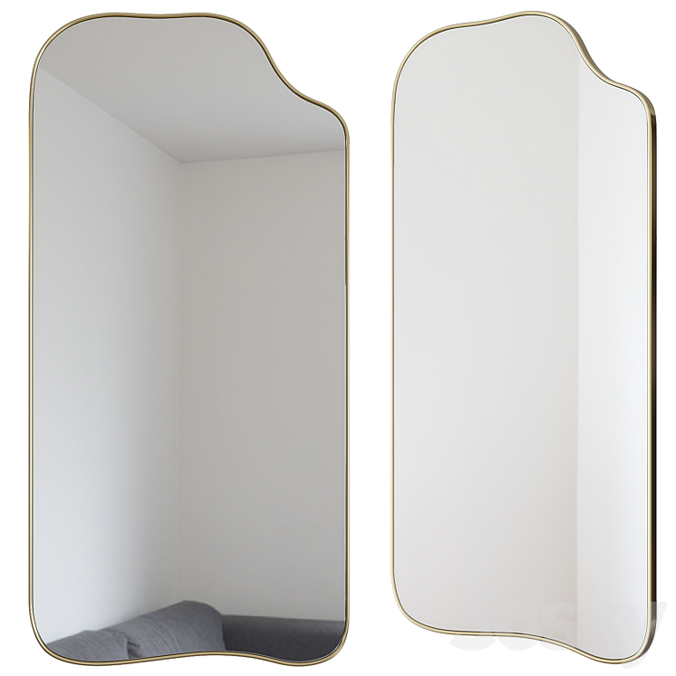 Wall mirror CALTE - Mirror - 3D model