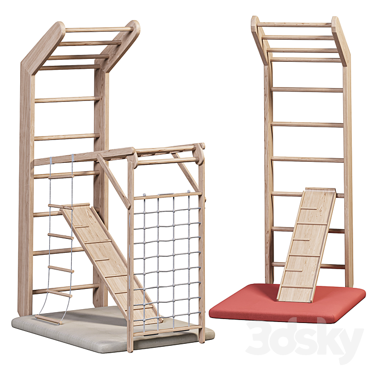 Folding DSK Tyoma with Swedish wall natural color - Miscellaneous - 3D ...