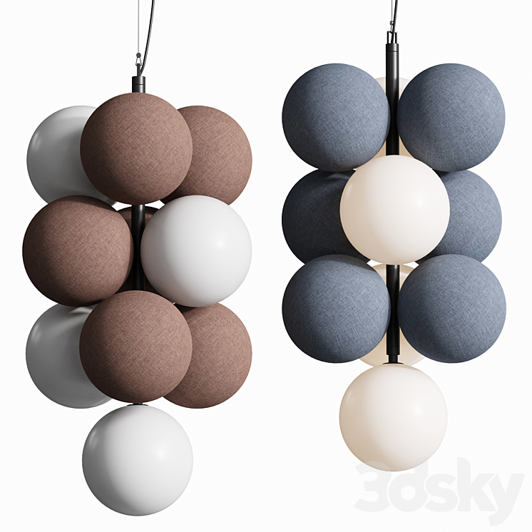 Abstracta Holly Pendant Lamp - Pendant light - 3D model