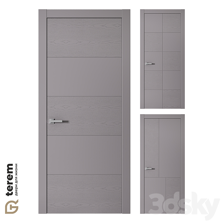 Terem interior door factory: Linea interior door - Doors - 3D model