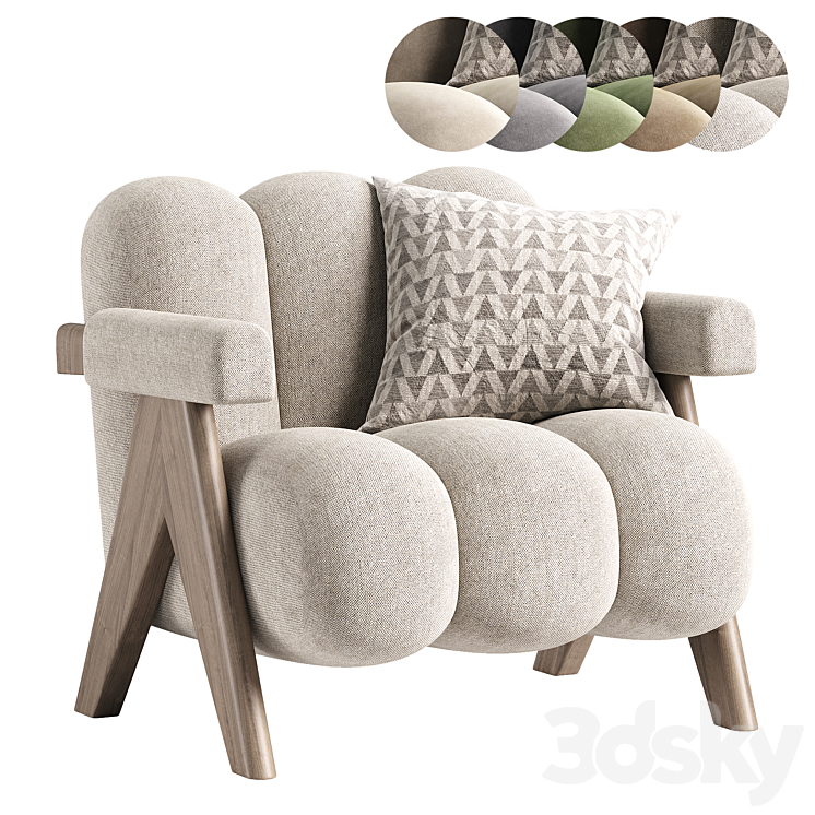 Milner Leisure Armchair - Arm chair - 3D model