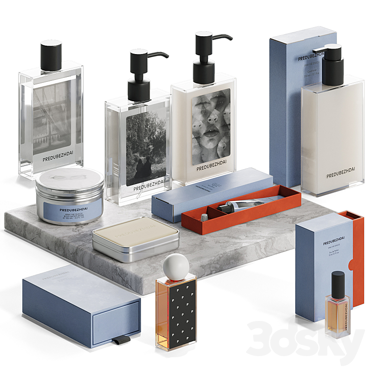 PREDUBEZHDAI VAM I NE SNILOS cosmetics set - Bathroom accessories - 3D ...
