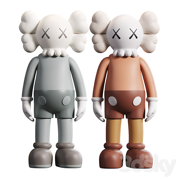 Kaws - Sculpture - 3D model