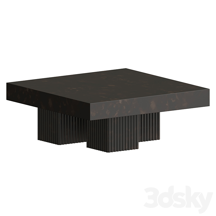 Gear Square Coffee Table - Table - 3D model