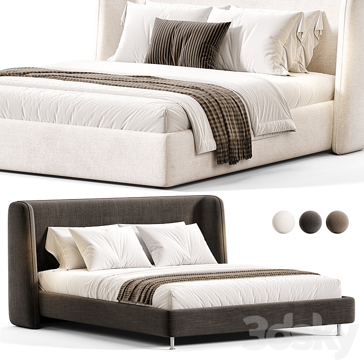 Scopes and details - Bed - 3D model