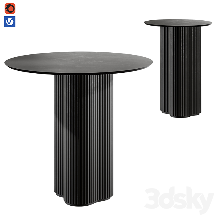 Andreu World-BOLETE ME06100 - Table - 3D model