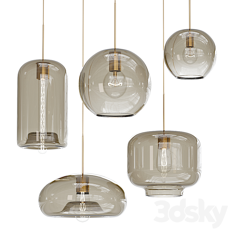 Jeremy Piles New - Pendant light - 3D model