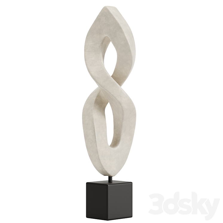 Abstract Sculpture Infinity Grace - Sculpture - 3D model