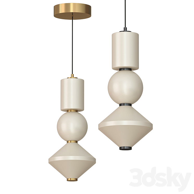 Bijou Pendant - Pendant light - 3D model