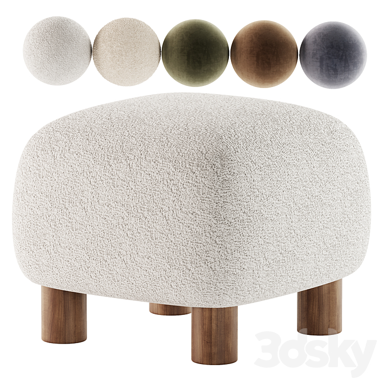 Londy Puff - Other soft seating - 3D model