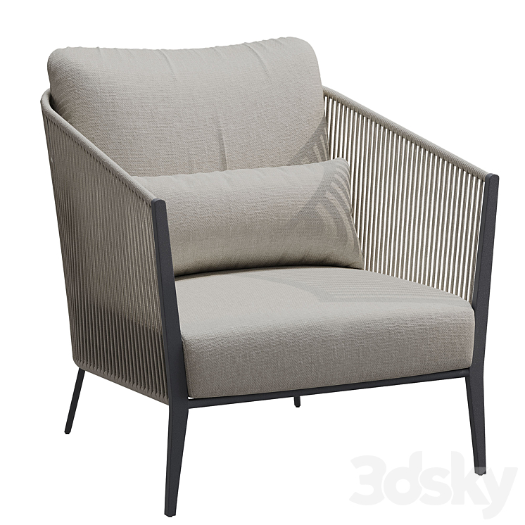 Avero Lounge Chair - Arm chair - 3D model