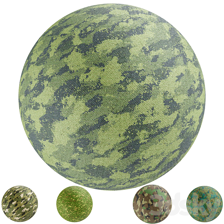 Camouflage - Fabric - 3D model