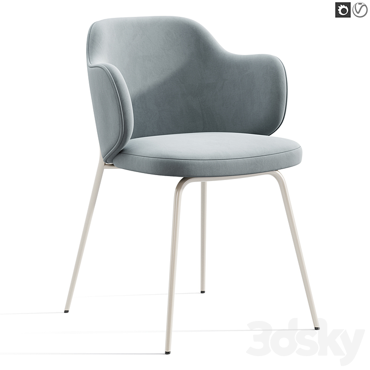 Yunia Chair - Chair - 3D model