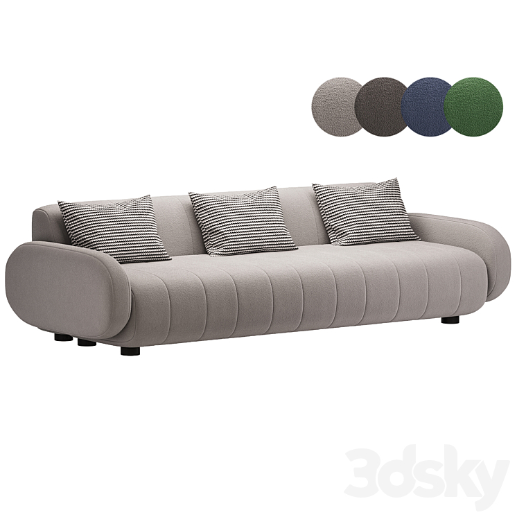 Jonathan Adler Brigitte Sofa - Sofa - 3D model