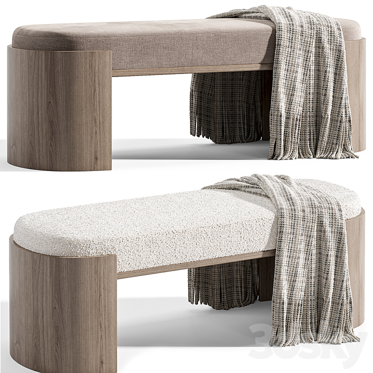 Parla Hug Bench - Other soft seating - 3D model