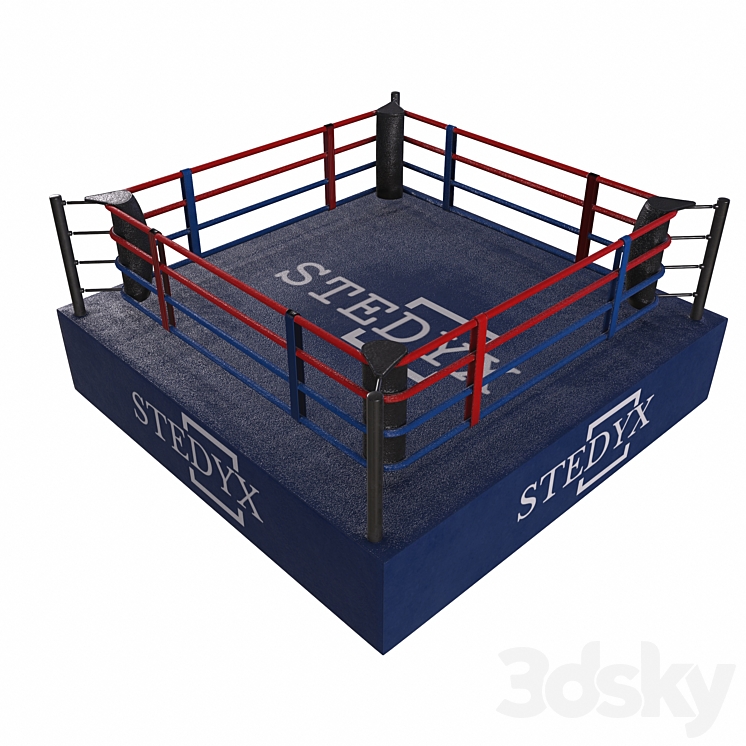 boxing stage - Sports - 3D model