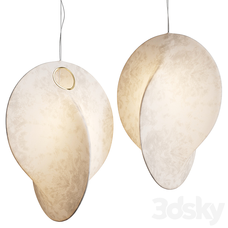 Flos Overlap Suspension - Pendant light - 3D model