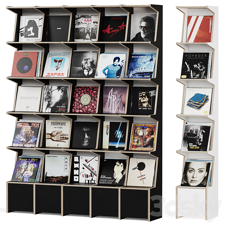 OPHON - Vinyl Record Rack - Rack - 3D model