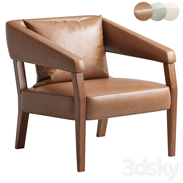 GARY CLUB CHAIR - Arm chair - 3D model