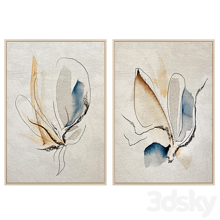 Wall art - Frame - 3D model