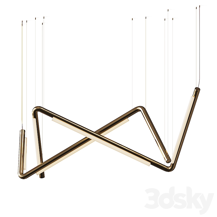 PIPELINE CM9 Pendant By ANDlight - Pendant light - 3D model