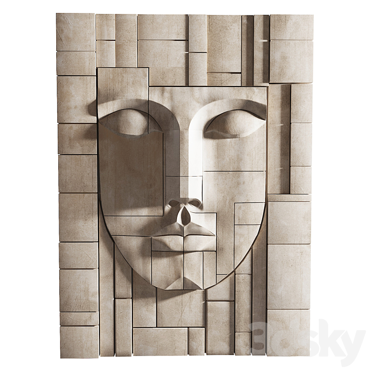 Wall Frame Sculpture - Frame - 3D model