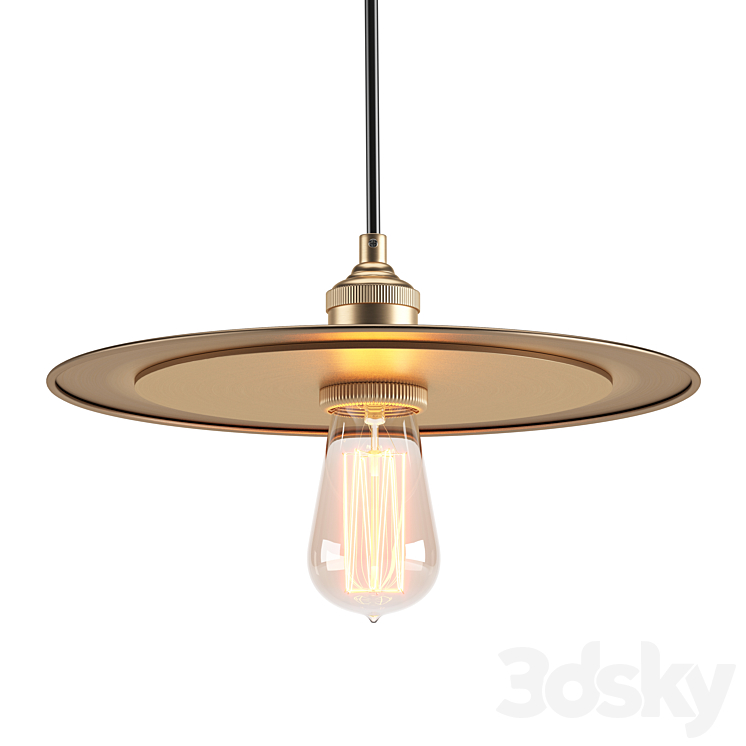 Light Disk - Pendant light - 3D model