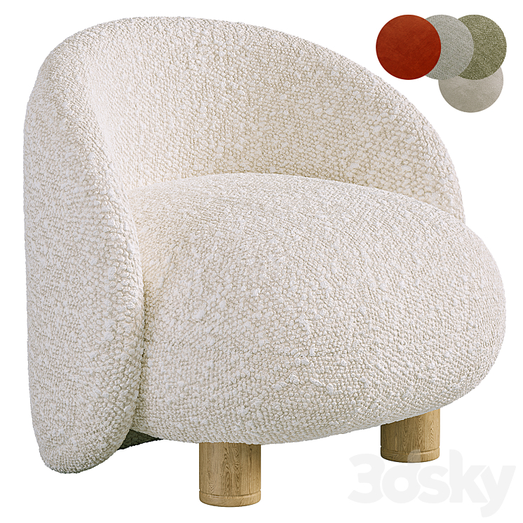 Orren Ellis Tonisa armchair - Arm chair - 3D model