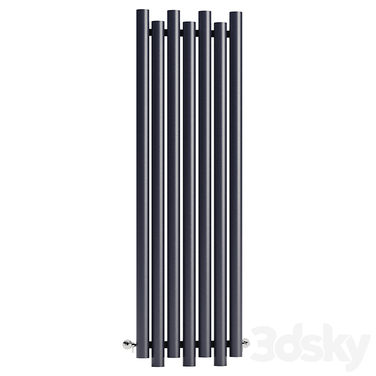 Milano Motus Aluminum Vertical Designer Radiator - Radiator - 3D model