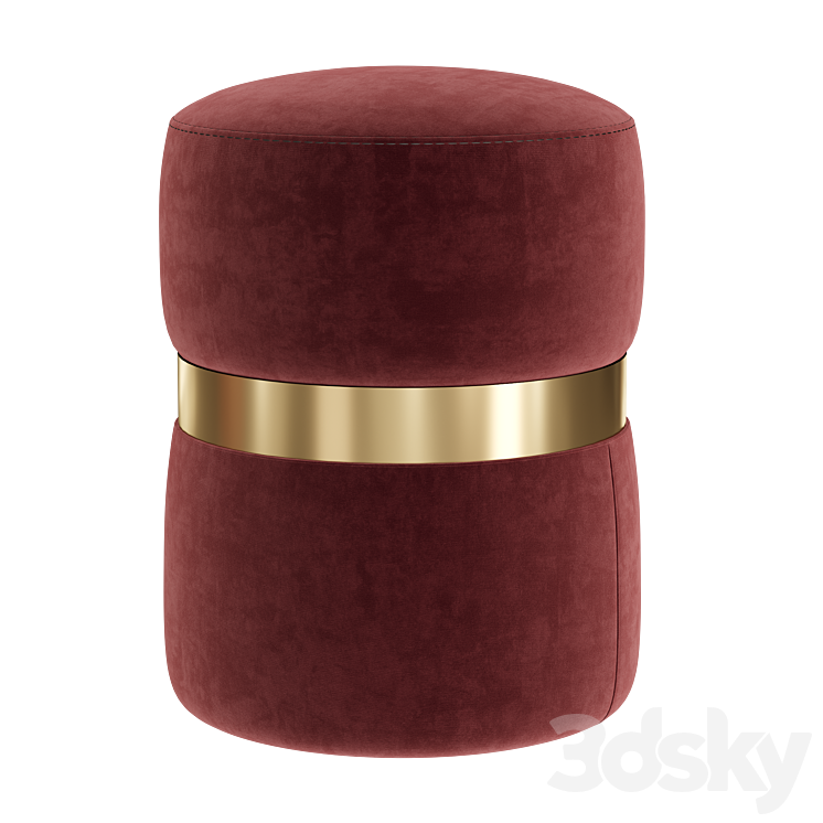 Edson Pouf By Laskasas - Other soft seating - 3D model