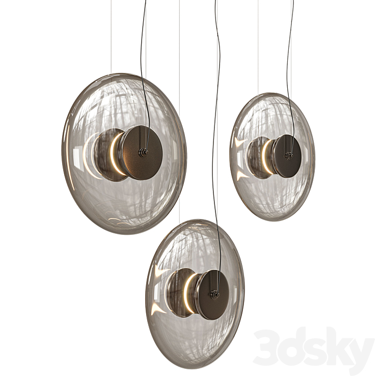 Venice Zen Suspension - Pendant light - 3D model