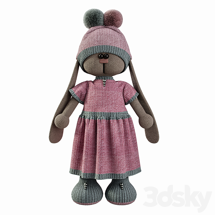 Tilda bunny - Toy - 3D model