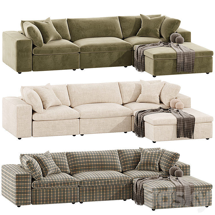 Truman Sofa - Sofa - 3D model