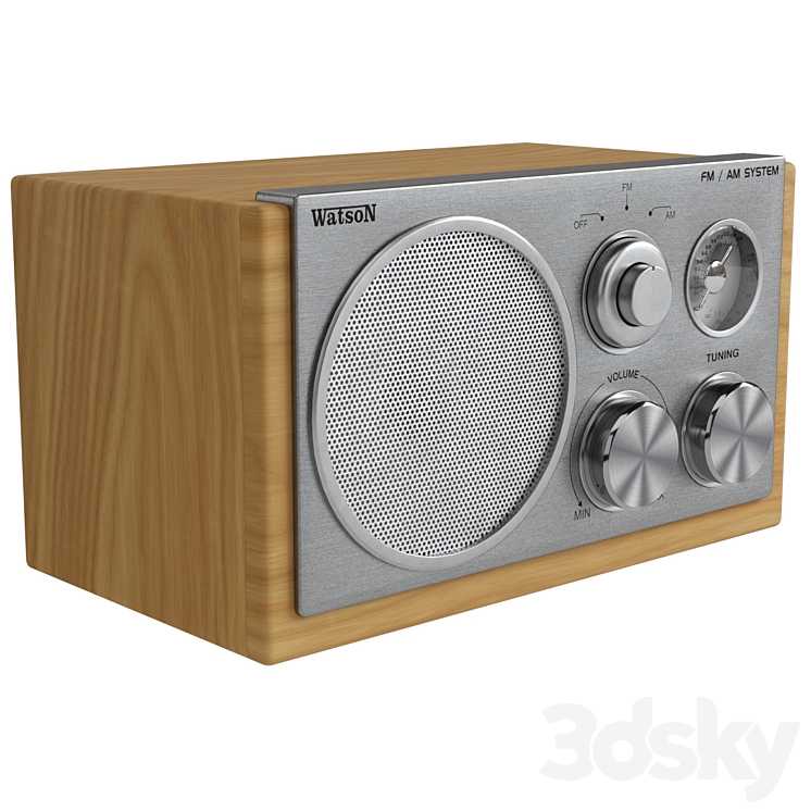 Radio Watson NR-1000 - Audio tech - 3D model