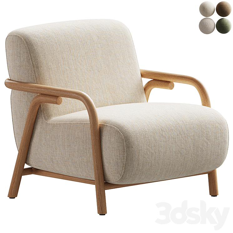 Sylo chair - Arm chair - 3D model