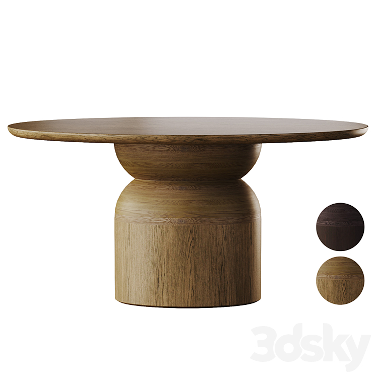 Perth Oval Dining Table - Table - 3D model