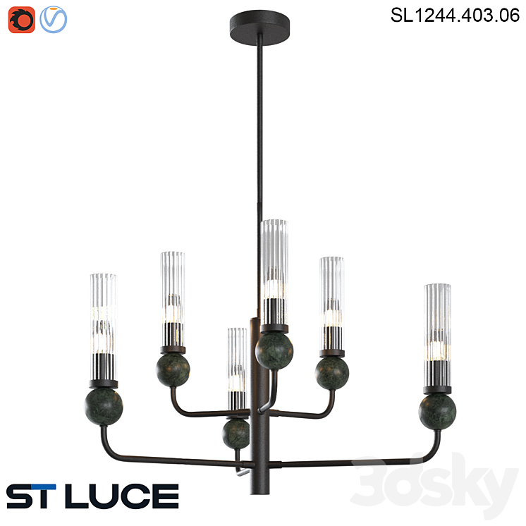 OM Lamp with incandescent lamp, black, transparent, MEDEA, E14, 40 ...