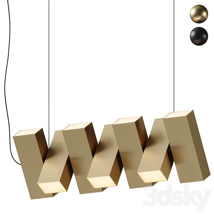 Domino by Kuzco Lighting - Pendant light - 3D model