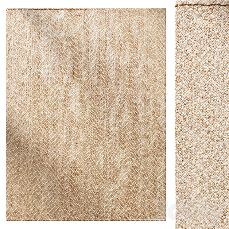 Rio Jute Rug by The world of RH - Carpets - 3D model